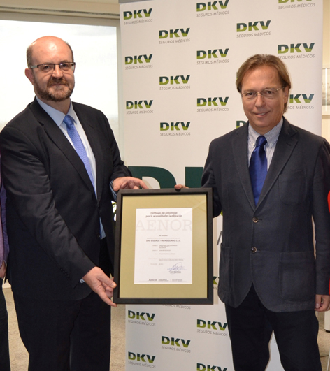 La Torre DKV recibe la certificación UNE-ISO 21542 de accesibilidad del ...