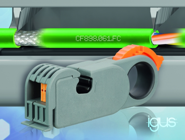 Cable flexible chainflex Profinet de igus que reduce el tiempo de confección en un 46% | izaro.com